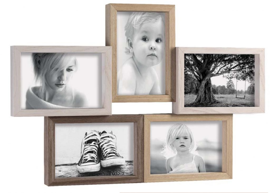 Portafoto multiplo in legno - Lighting ideas